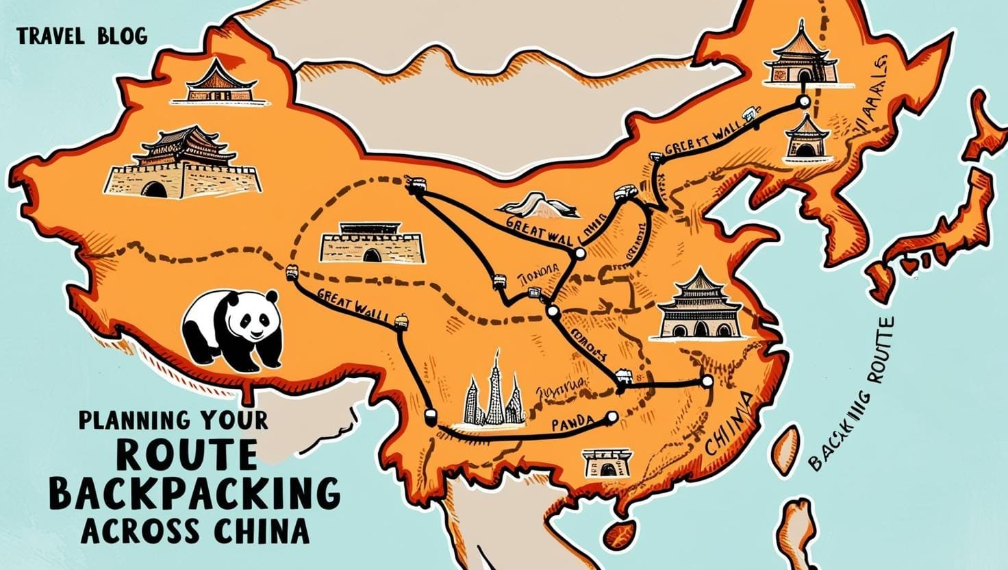 JUSHA | Planning Your Backpacking Route Across China