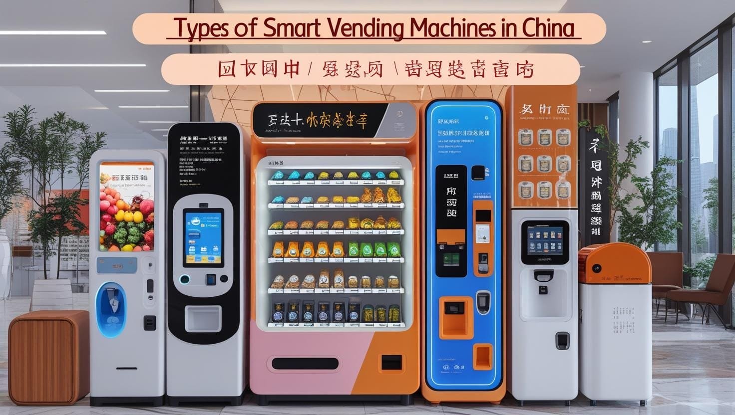 JUSHA | Types of Smart Vending Machines in China: A Guide for Travelers
